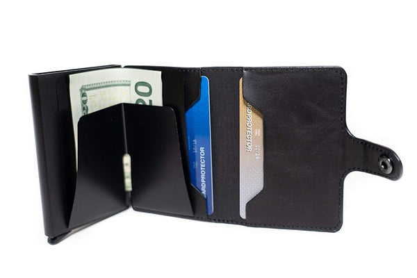 Card Shield - RFID Mini Wallet Black – Ed's Fine Imports