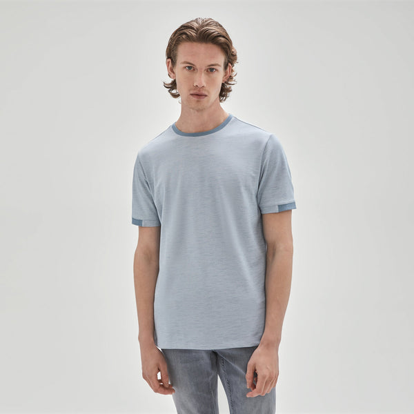 Robert Barakett - Whitner Rib Crew Neck - Blue – Ed's Fine Imports